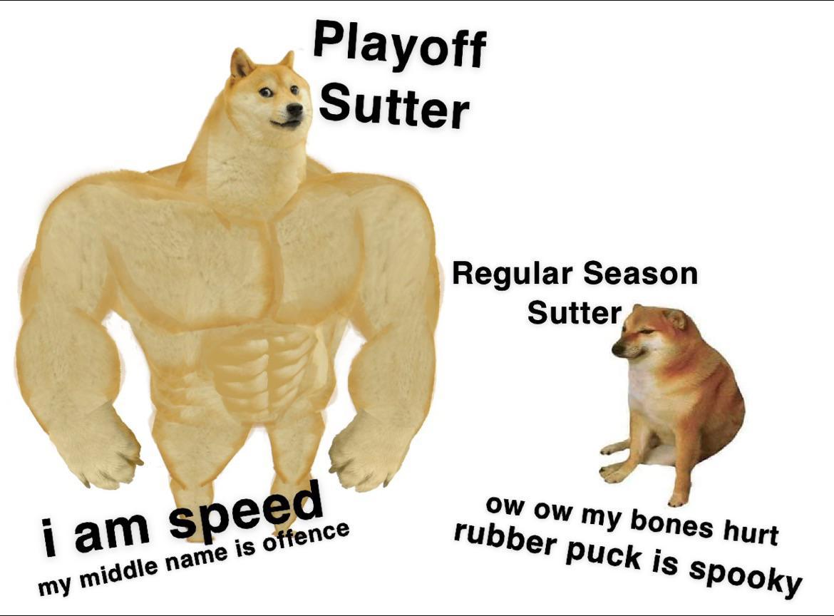 Playoff Sutter vs Regular Season Sutter | Scrolller