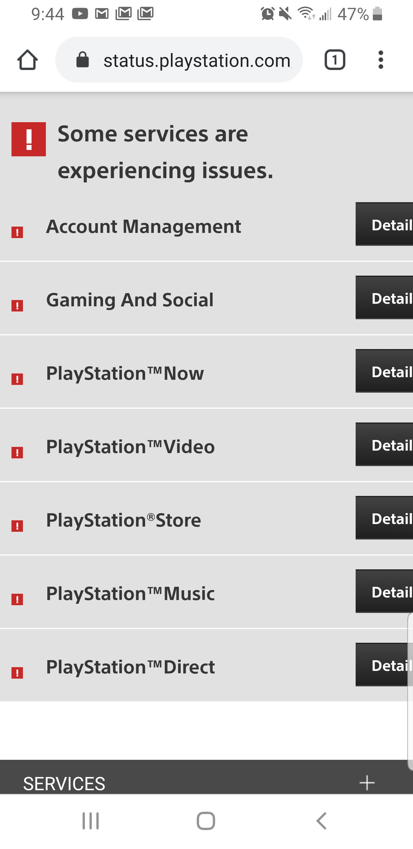 playstation was down | Scrolller