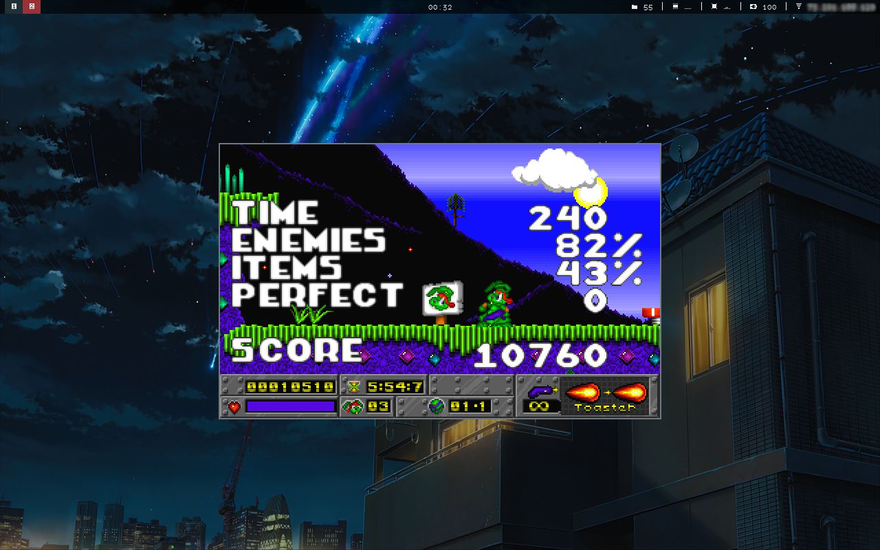 Pop!_OS + i3 + Polybar + DOSBox = FUN! | Scrolller
