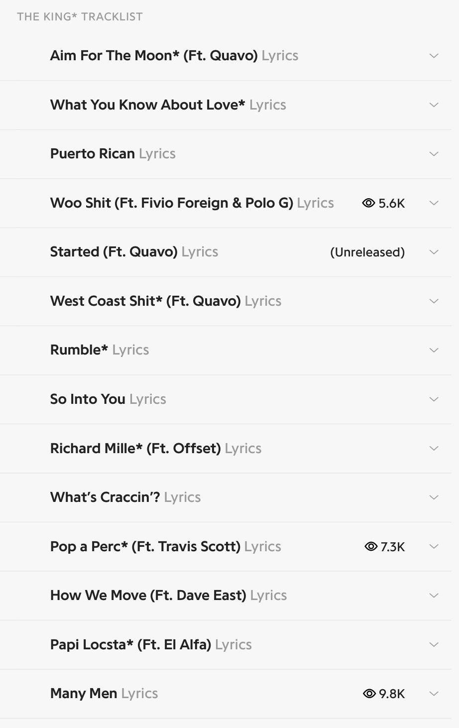 Pop Smoke Album Tracklist | Scrolller