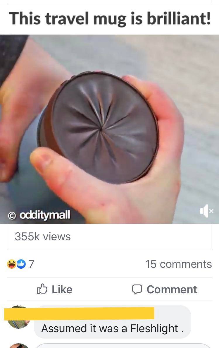 Portable butt mug | Scrolller