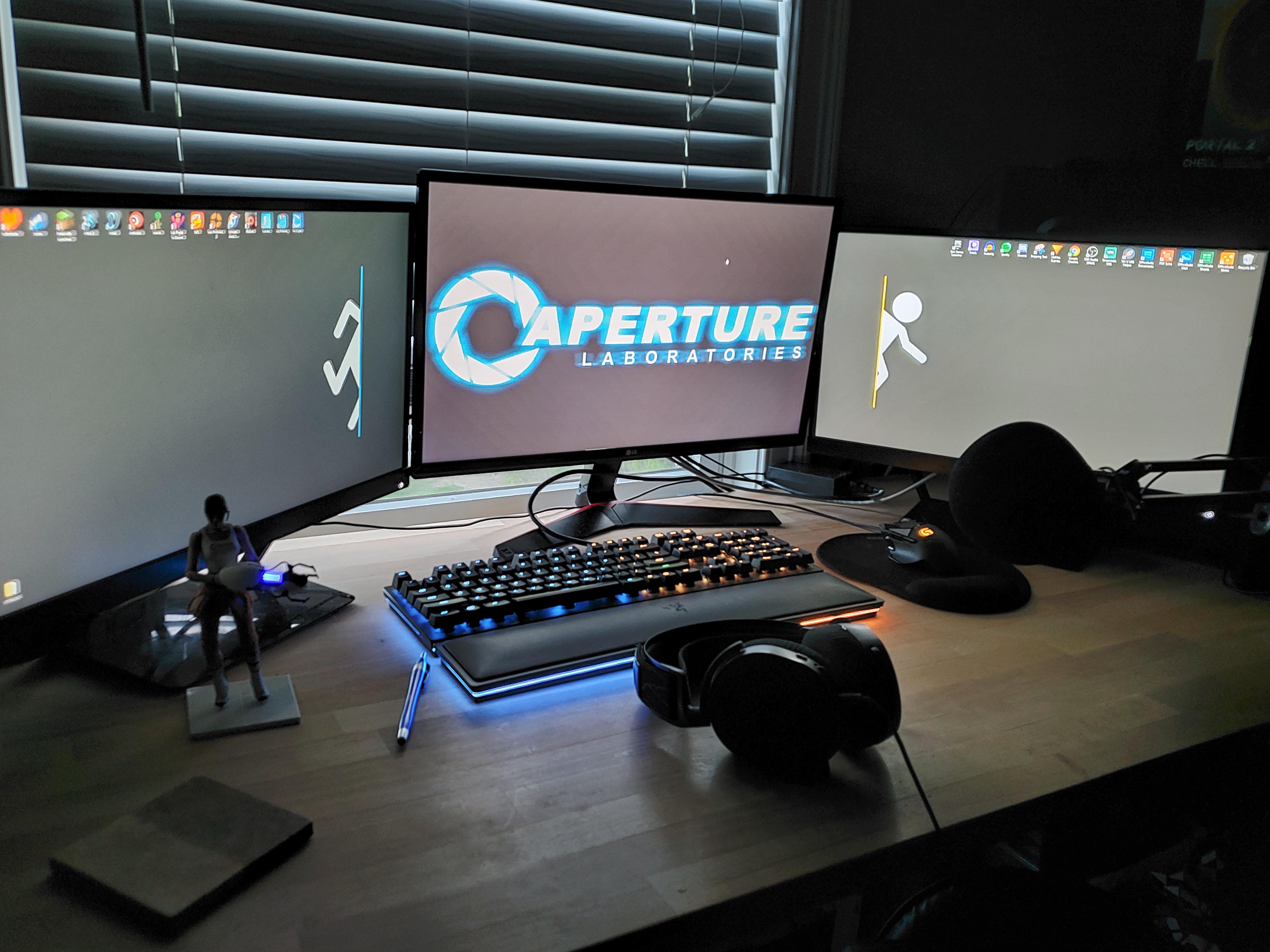 Portal Themed PC Setup | Scrolller