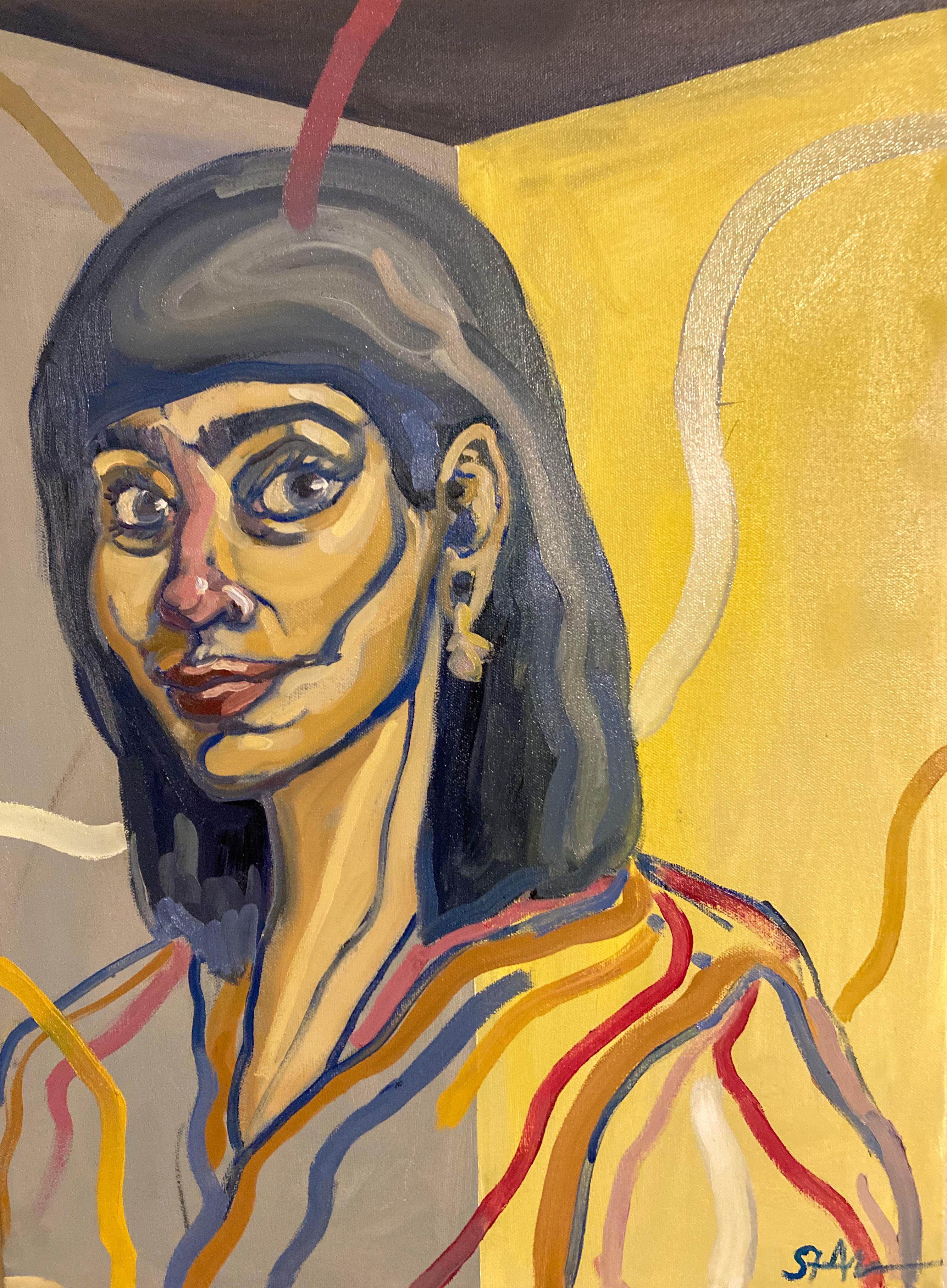 Portrait no. 13, me, Oil, 2021 | Scrolller