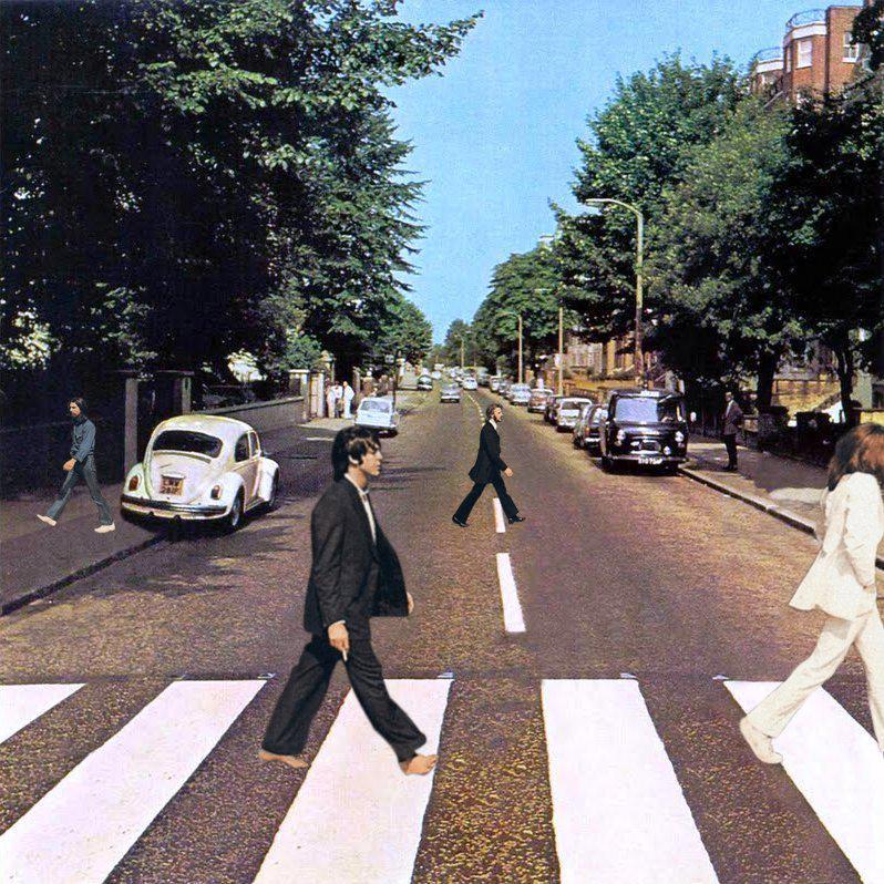 Practicing social distancing with the Beatles! | Scrolller
