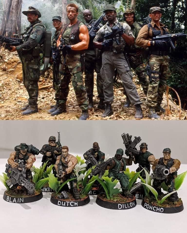 Predator Themed Kill Team Squad | Scrolller