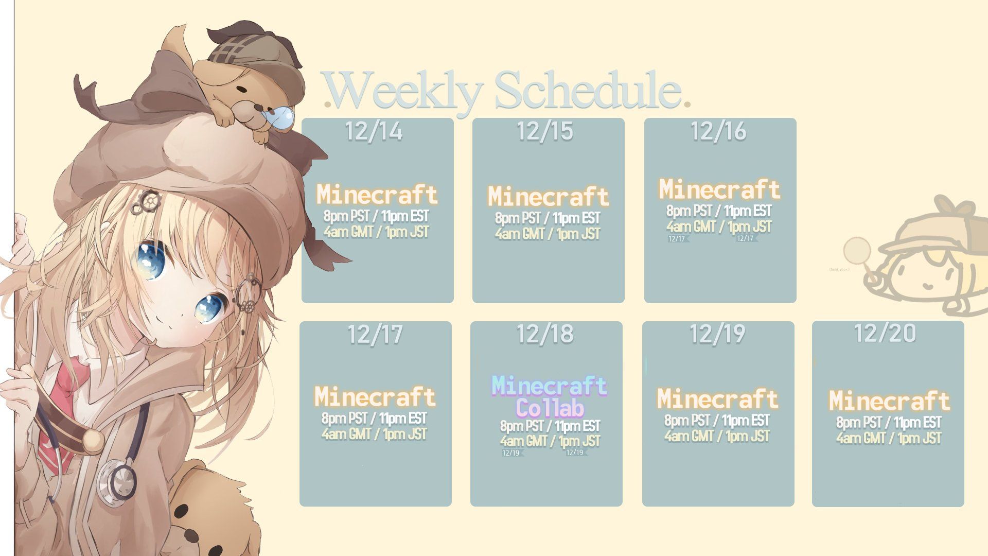 Predicting Ame's STREAMING SCHEDULE... 😏 | Scrolller