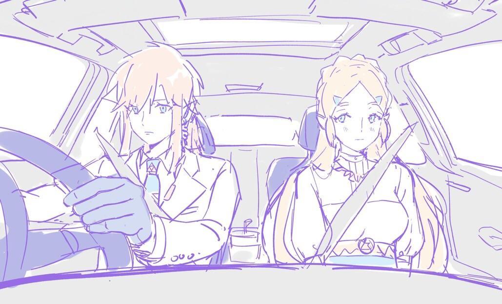 Princess Zelda and her bodyguard Link | Scrolller