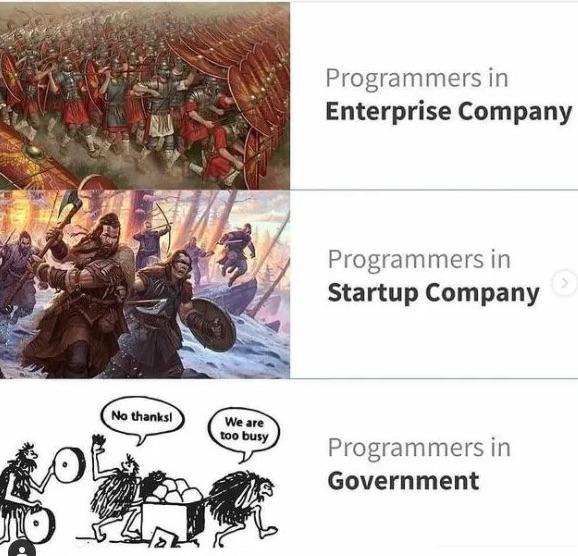 Programmer in government, you can confirm ? | Scrolller