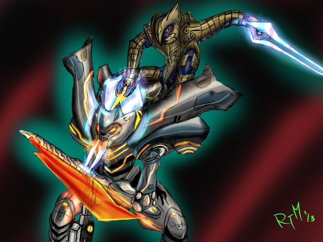 Promethean Knight vs The Arbiter BY RyutzuTheMonster | Scrolller