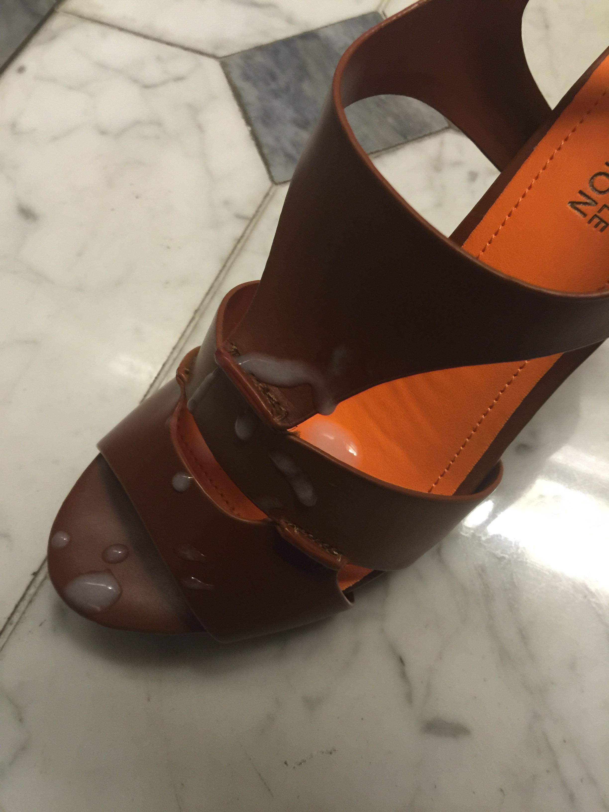 [PROOF] Cum on a coworkers's heels | Scrolller