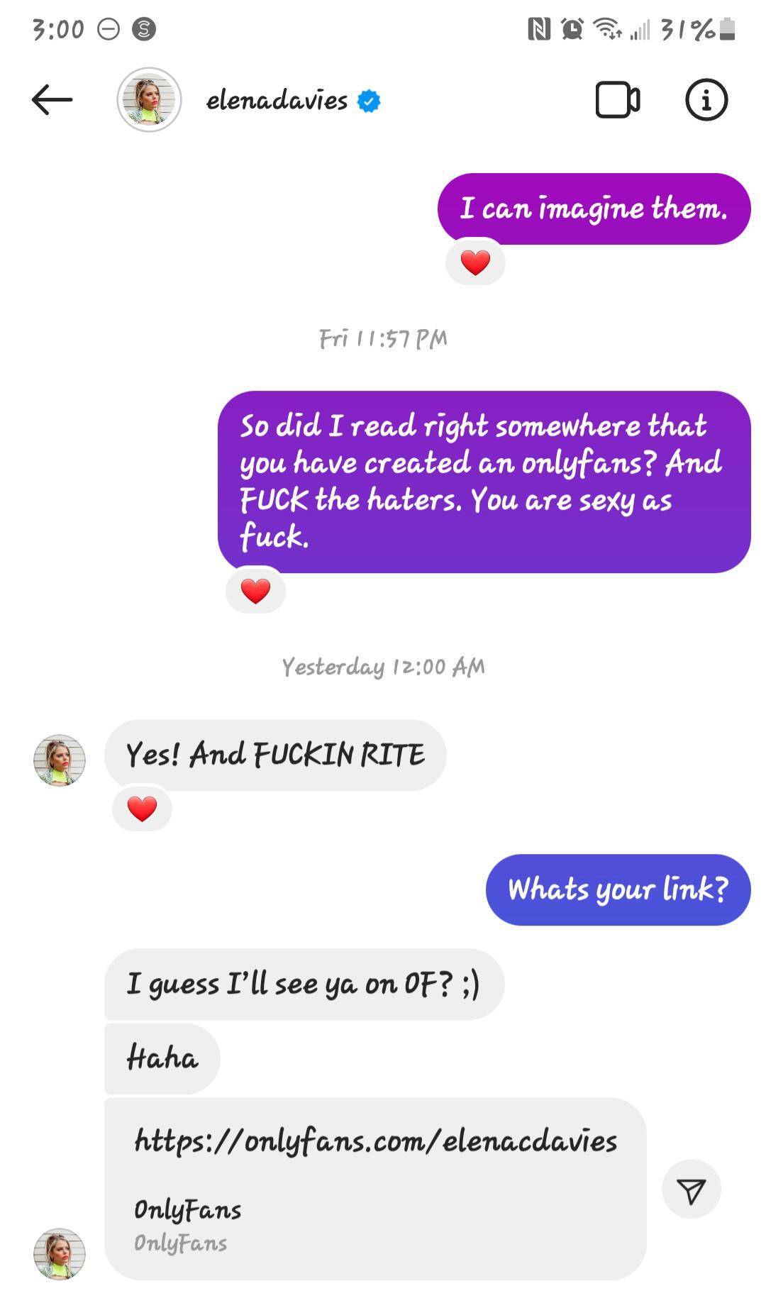 Proof of Elena's OF | Scrolller