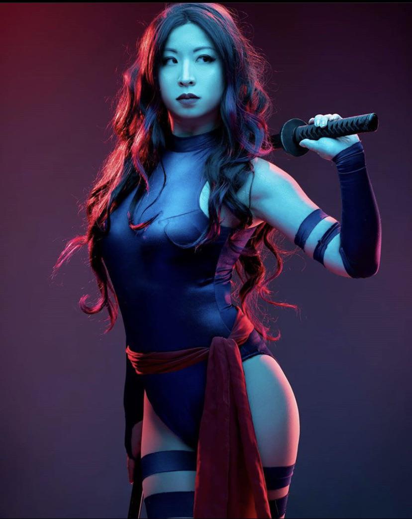 Psylocke by vickybunnyangel. Photo by kameraninja. | Scrolller