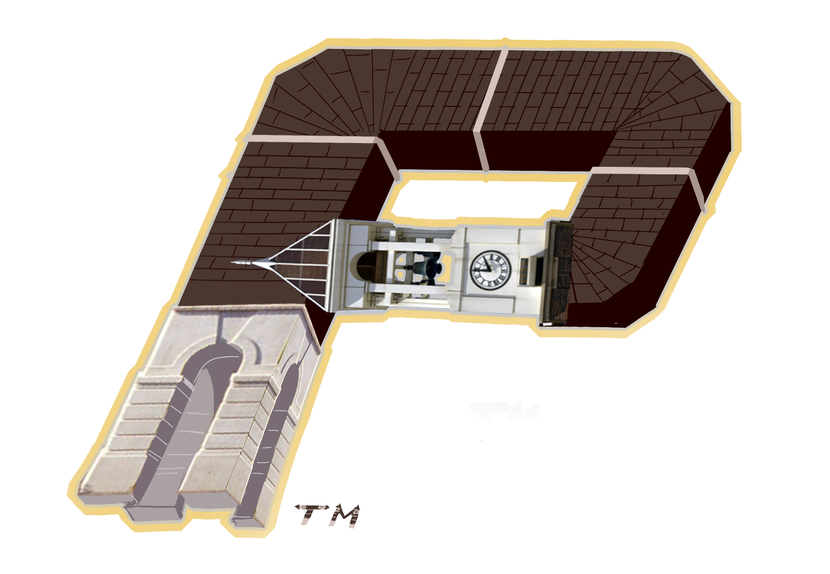Purdue P Clock Tower | Scrolller