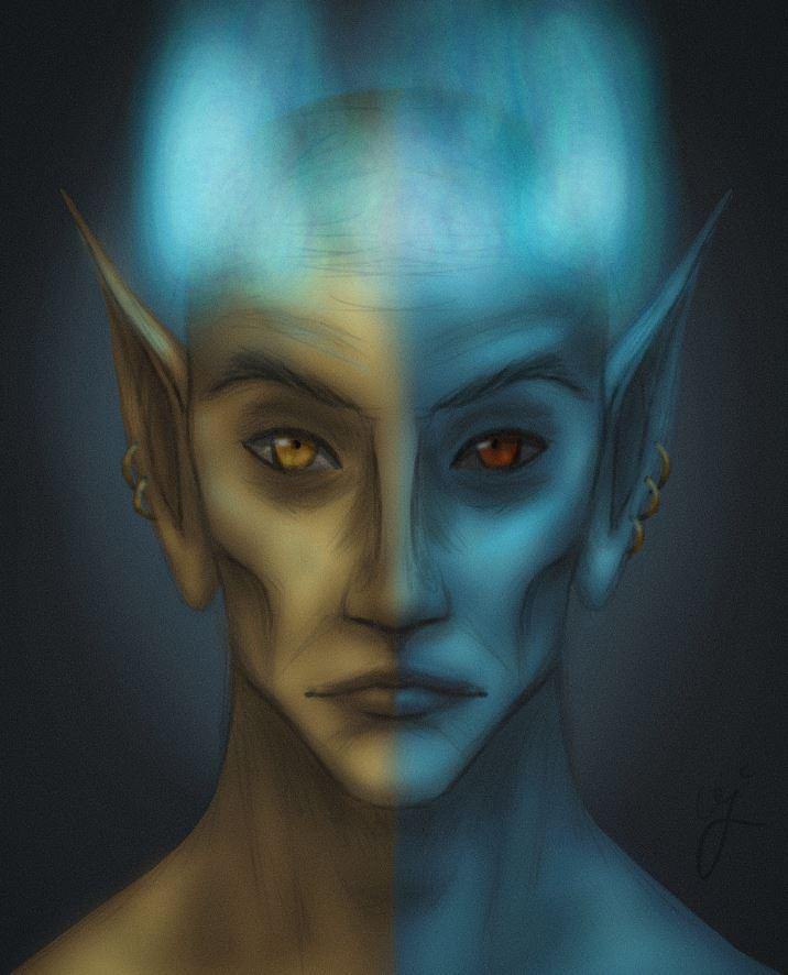 quick Vivec fan art sketch/drawing I made | Scrolller