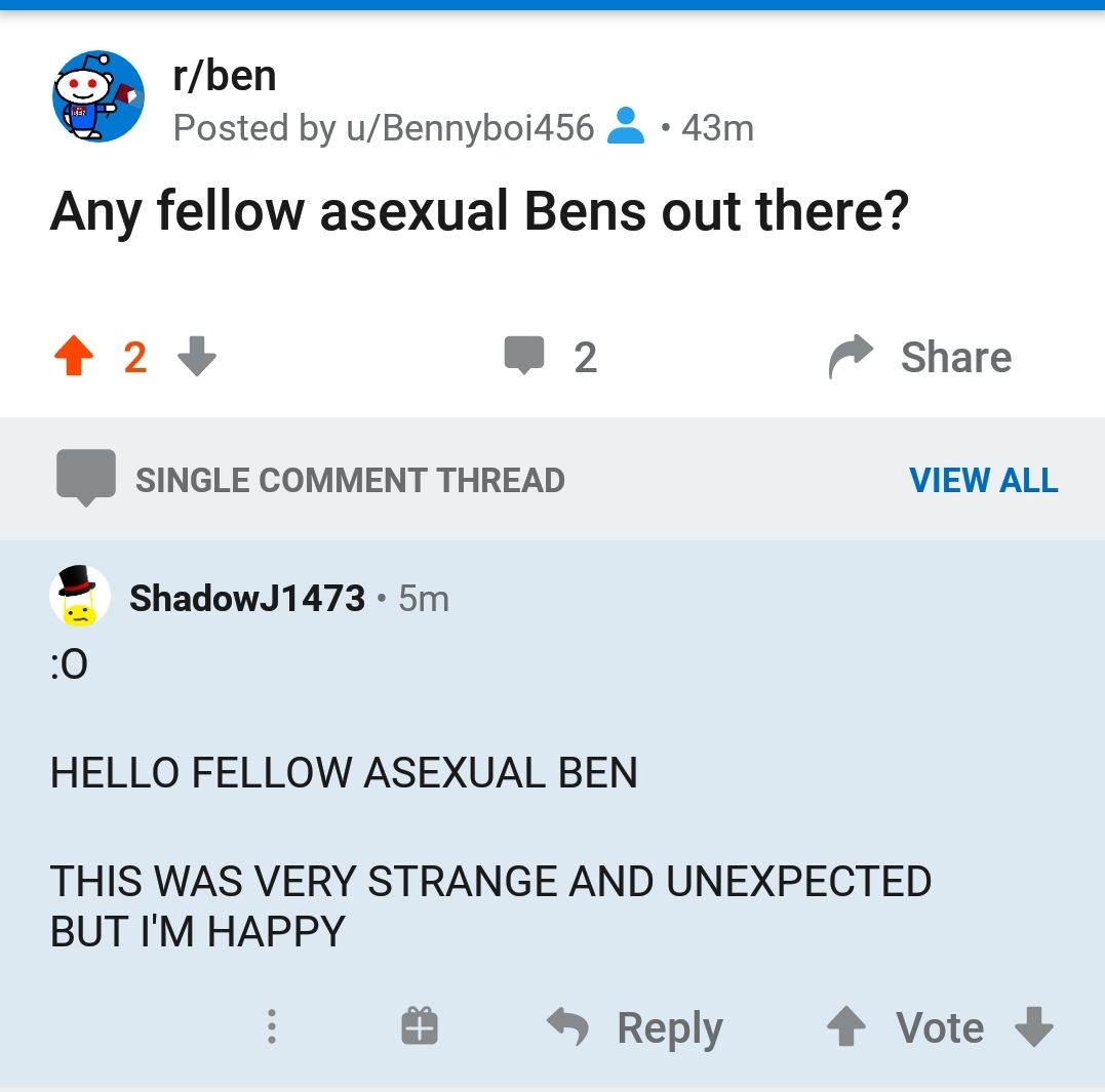 r/ben popping off. | Scrolller