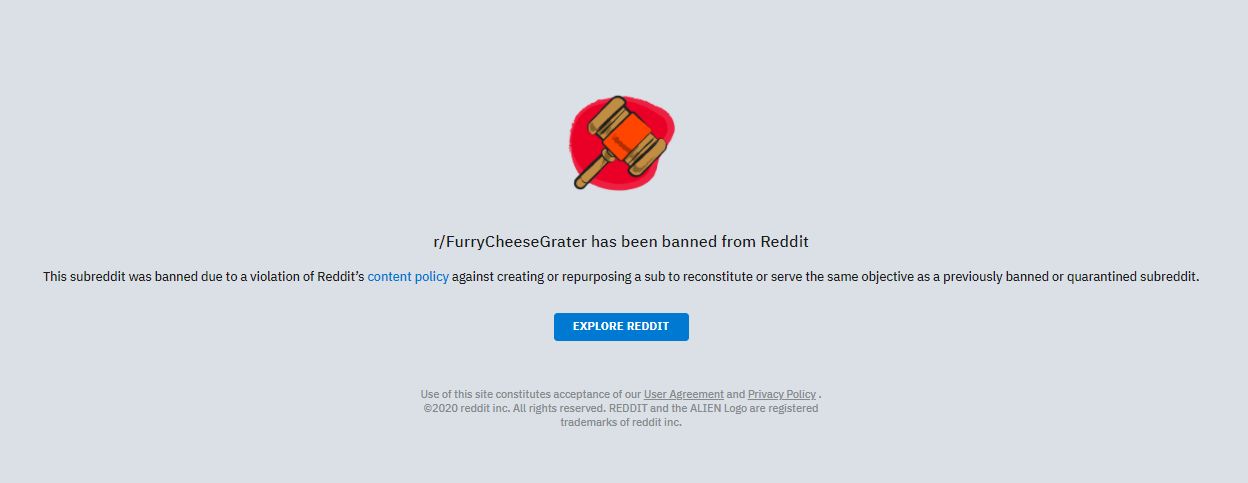 r/furrycheesegrater banned | Scrolller