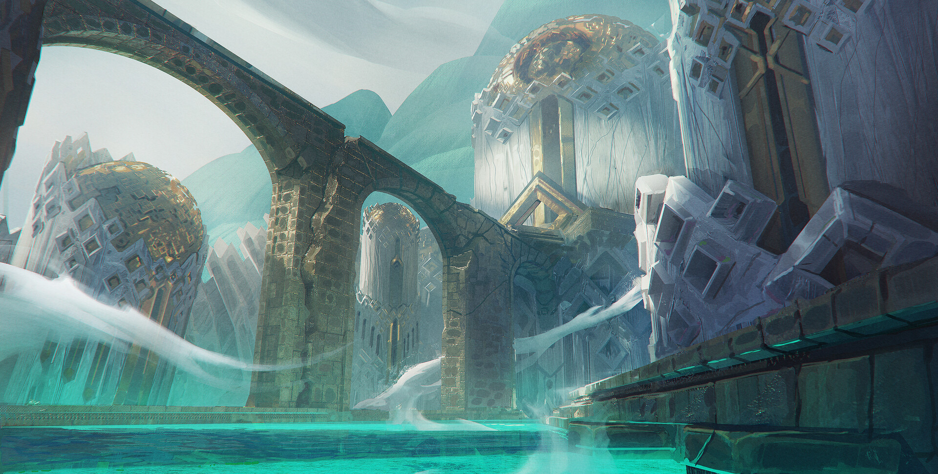 [/r/ImaginaryArchitecture] Lost Temple by Soufian Addioui | Scrolller