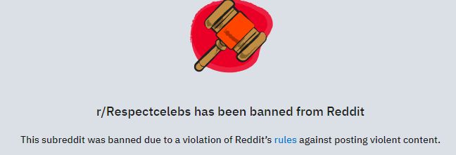 r/Respectcelebs banned | Scrolller