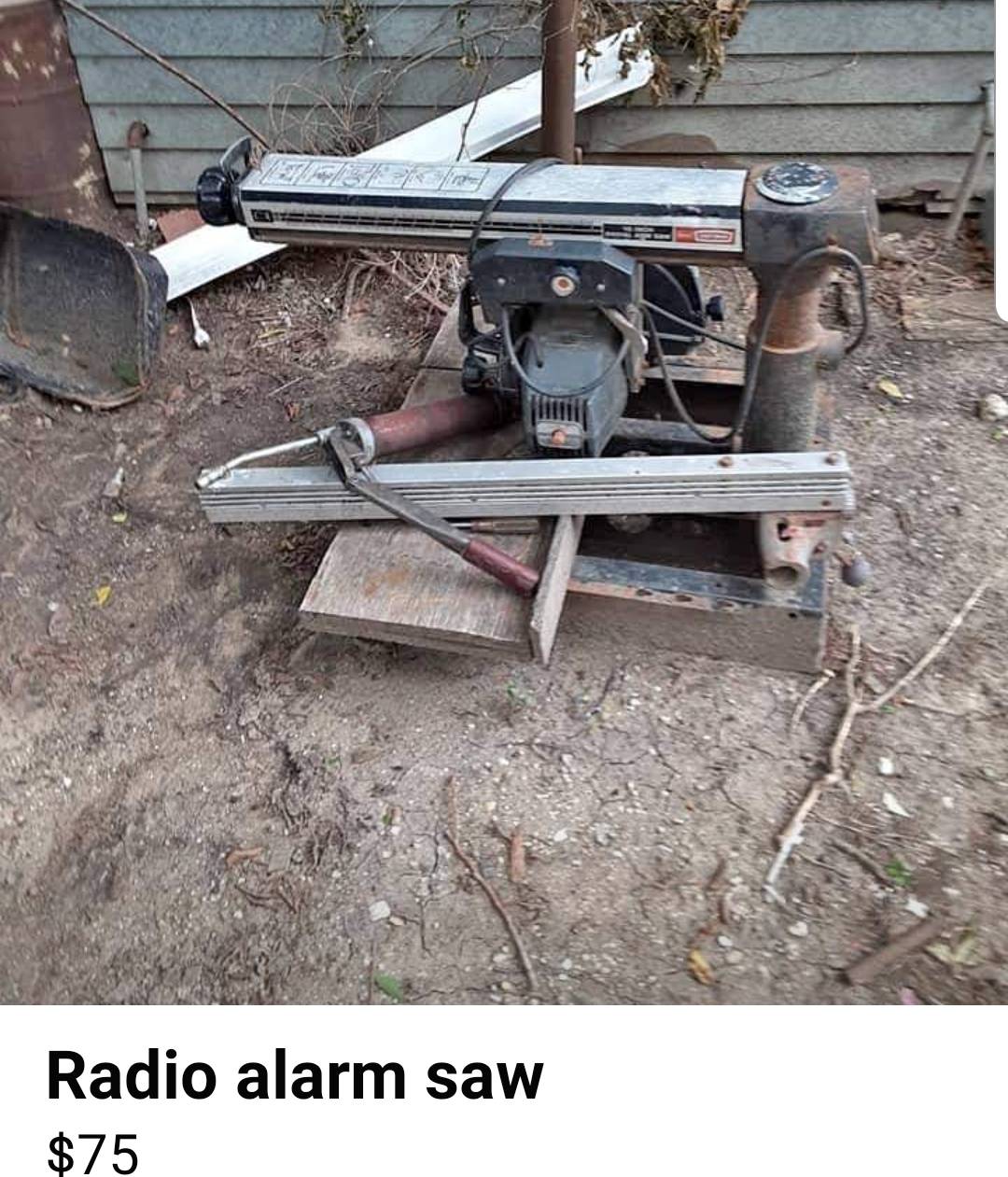 Radio Alarm saw | Scrolller