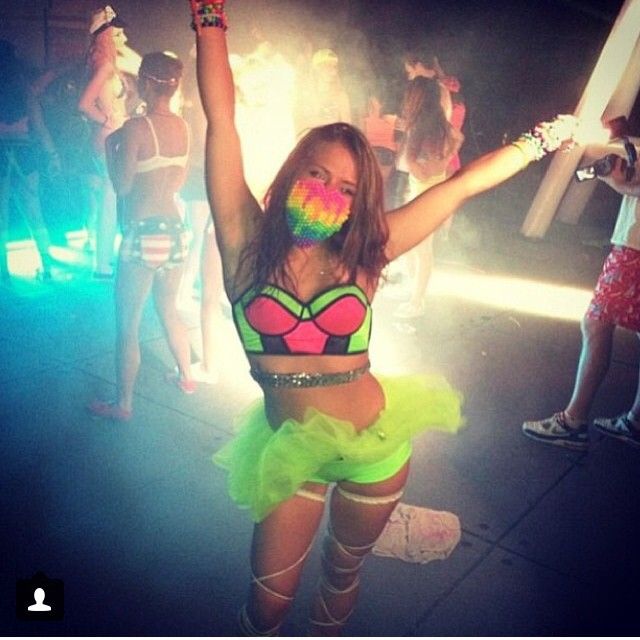 Rainbow Kandi Mask | Scrolller