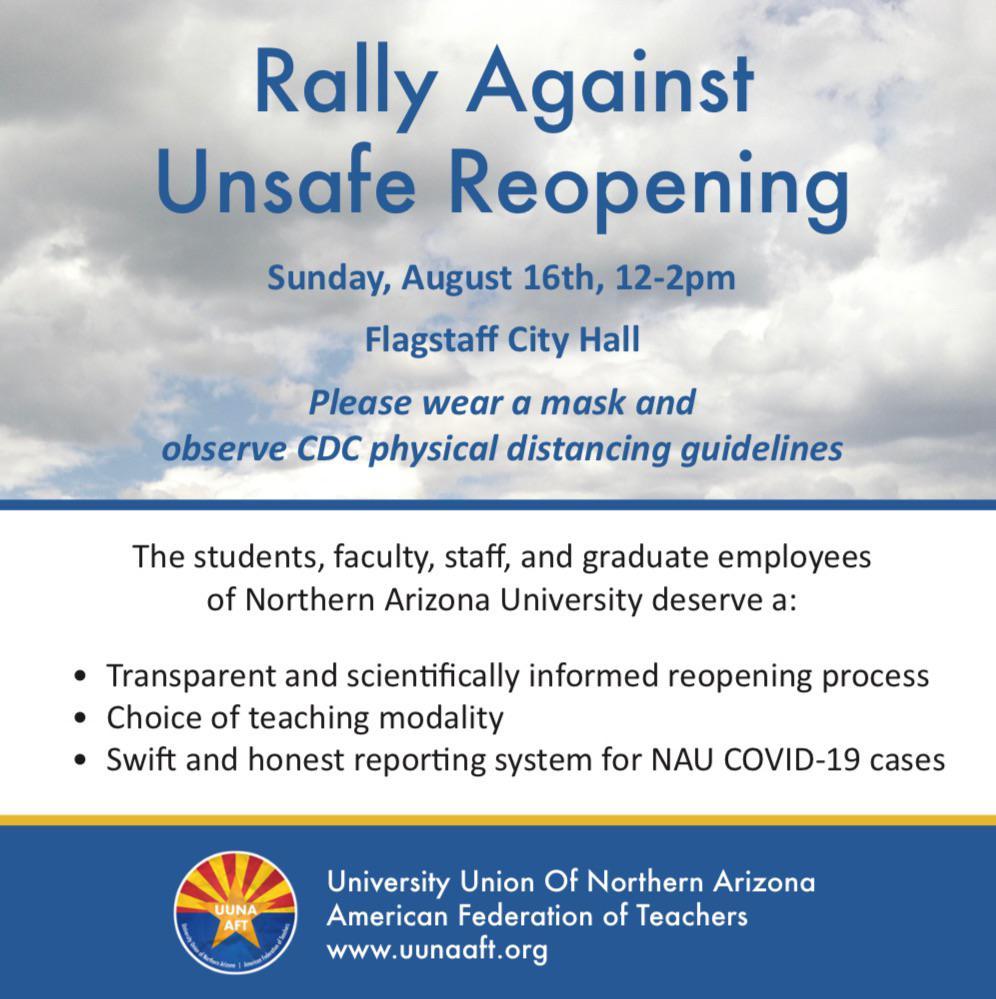Rally Against Unsafe Reopening | Scrolller