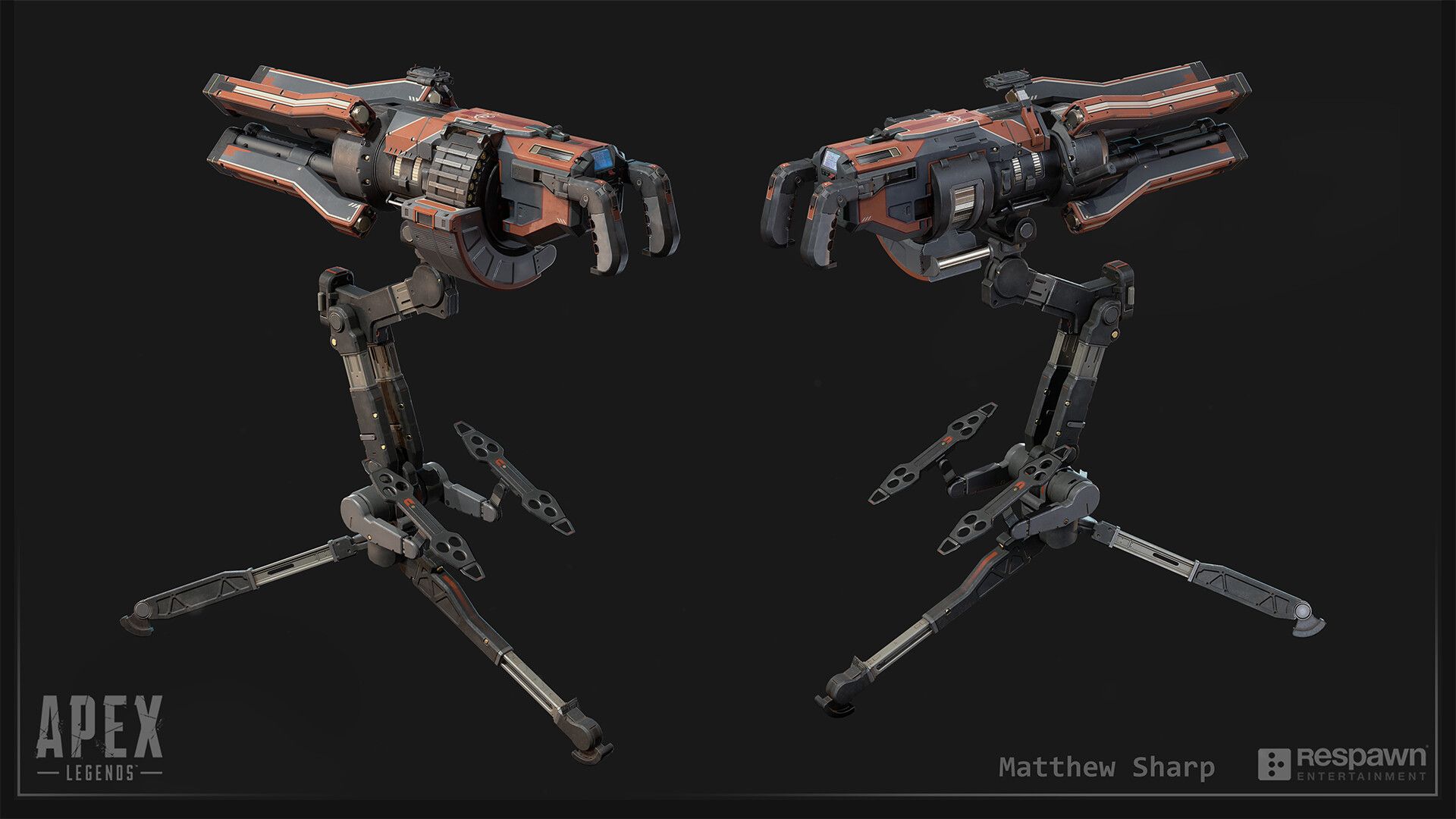 Rampart's Minigun "Sheila" by Matthew Sharp | Scrolller