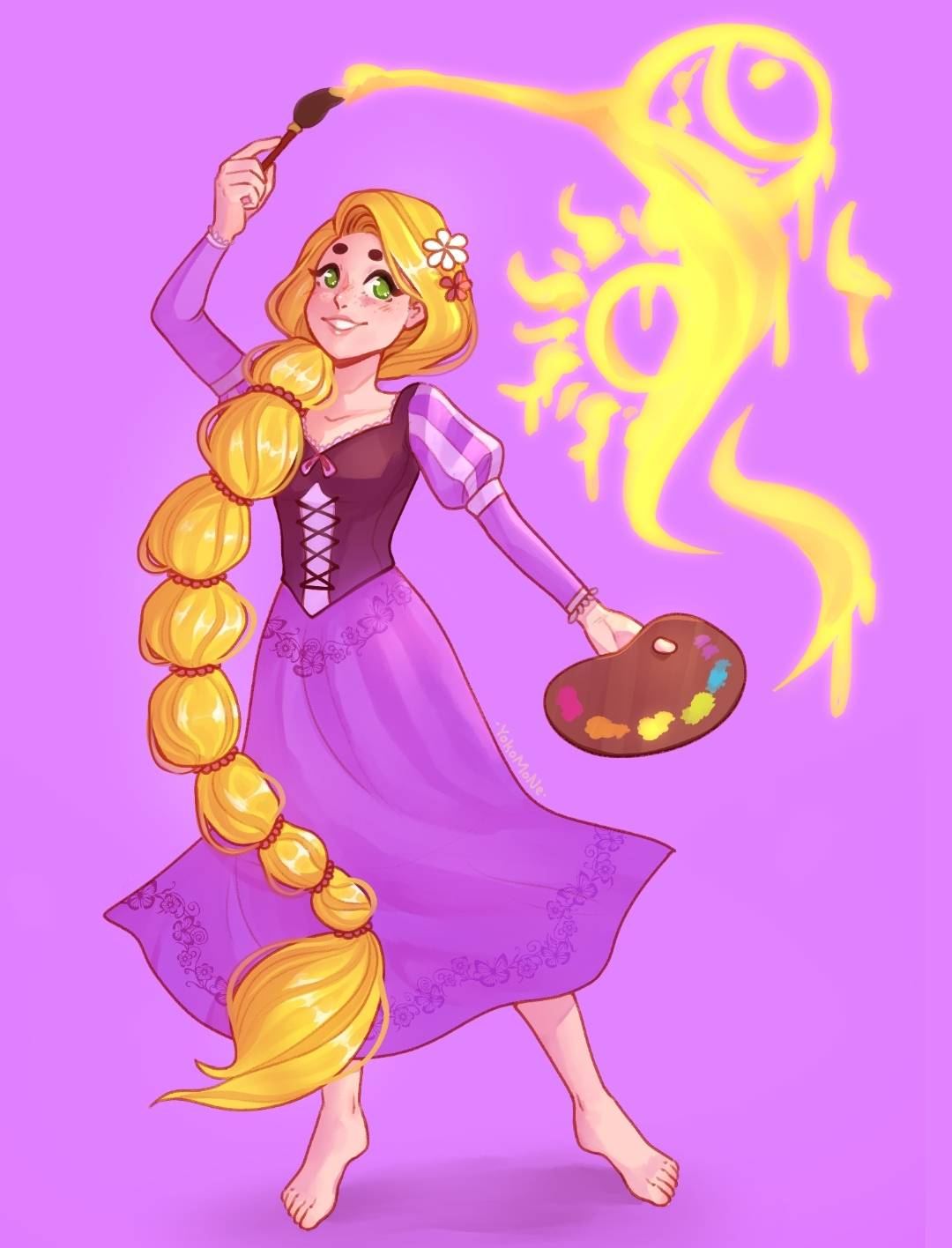 Rapunzel fanart I made | Scrolller