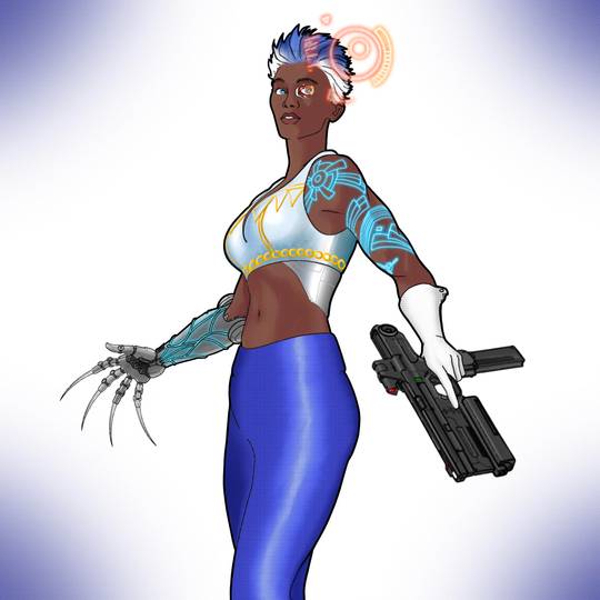 ‘Razorgirl’, Me, Digital, 2020 | Scrolller