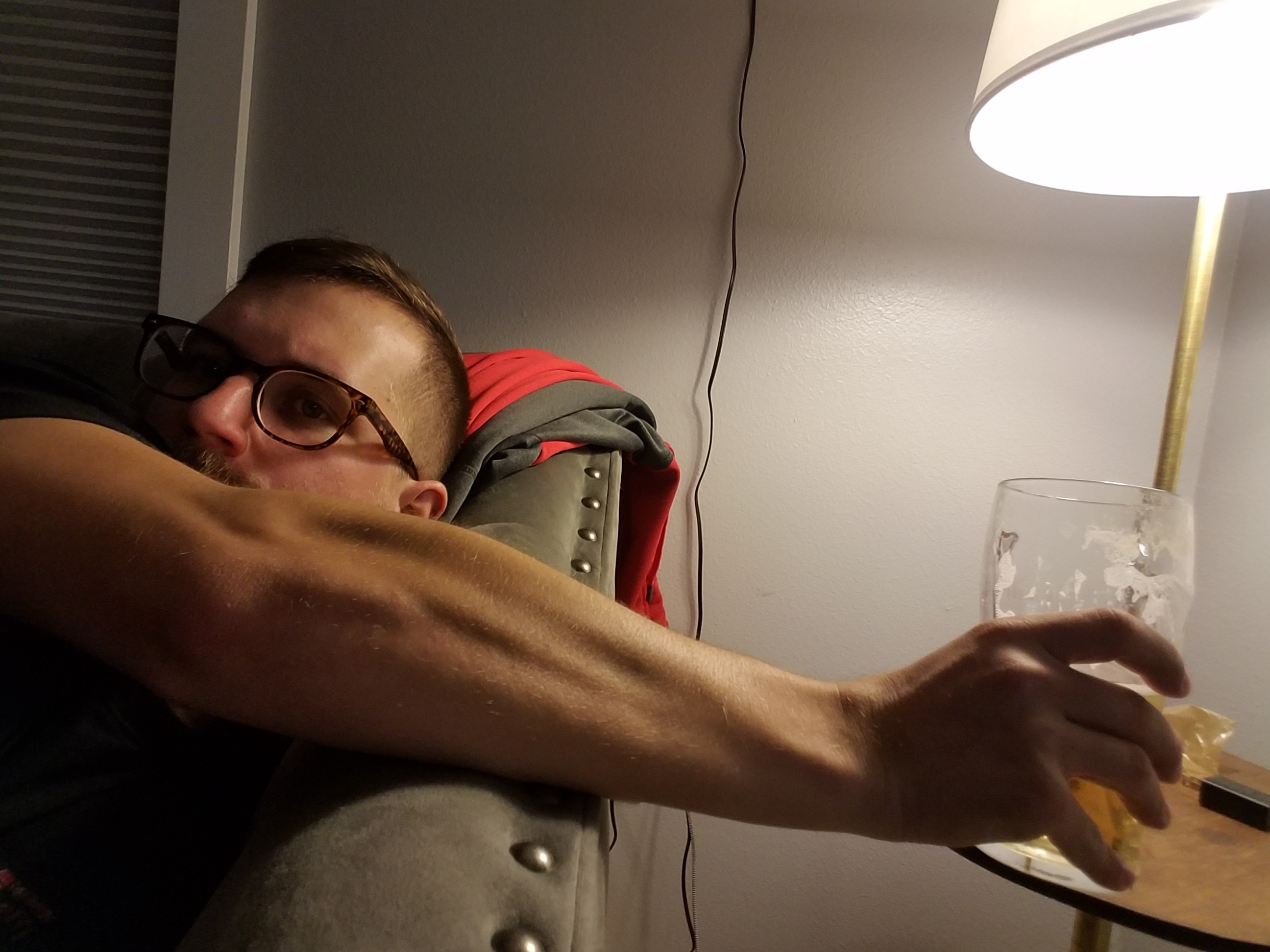 Reaching for a glass | Scrolller