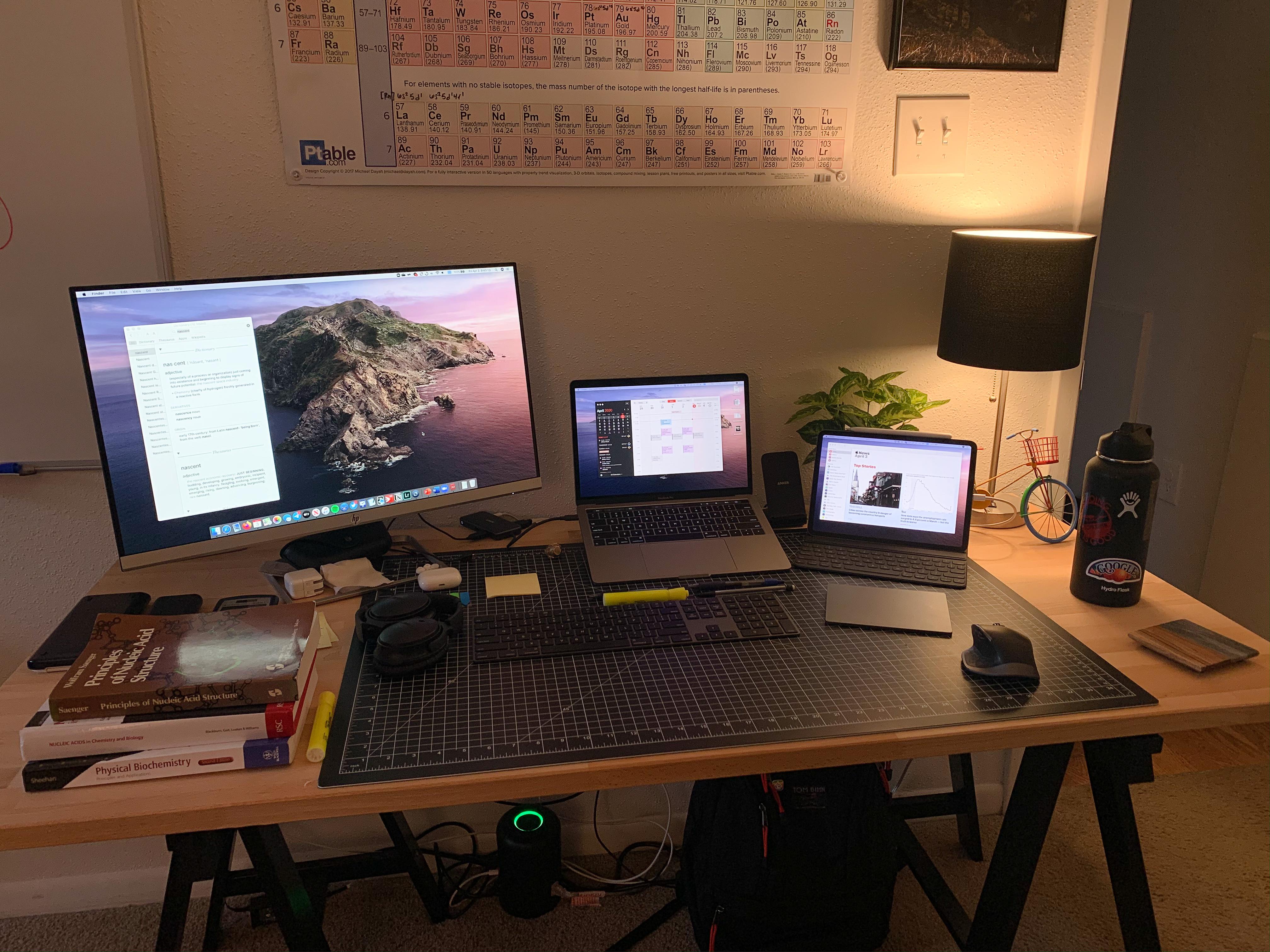Recently Upgraded Workstation - This is my graduate school setup, working towards my M.S. in ...