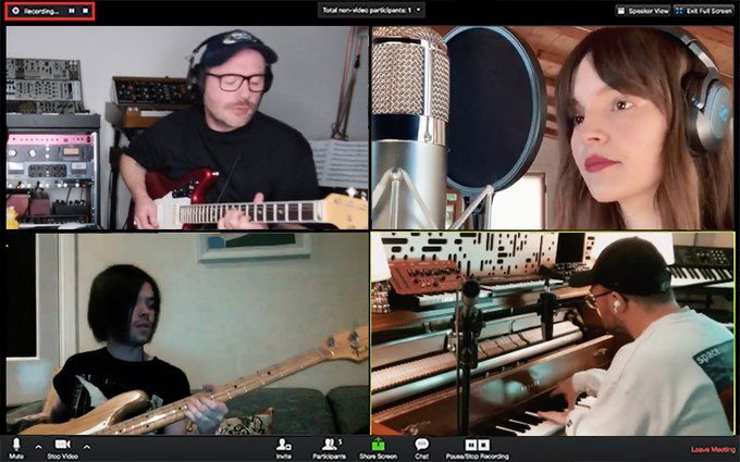 Recording from home! via Twitter | Scrolller