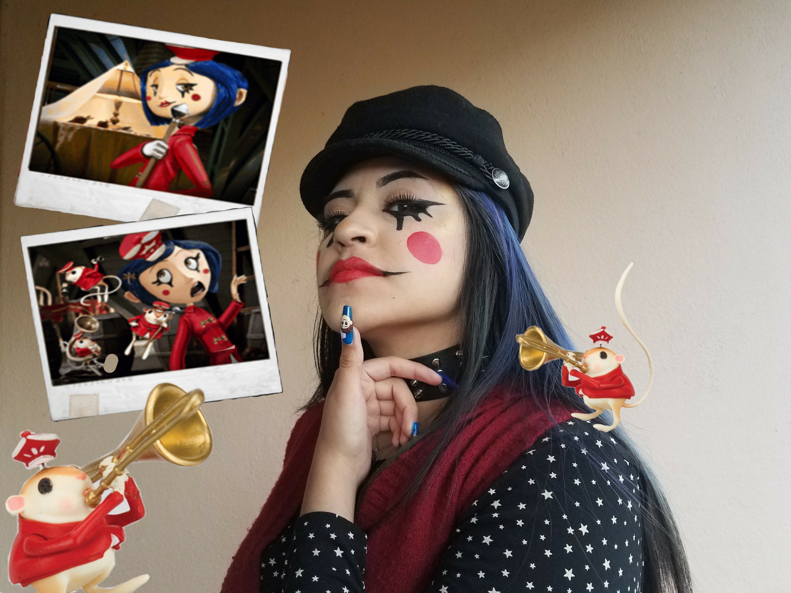 Recreated a Coraline circus makeup look from the 2009 Coraline video game | Scrolller
