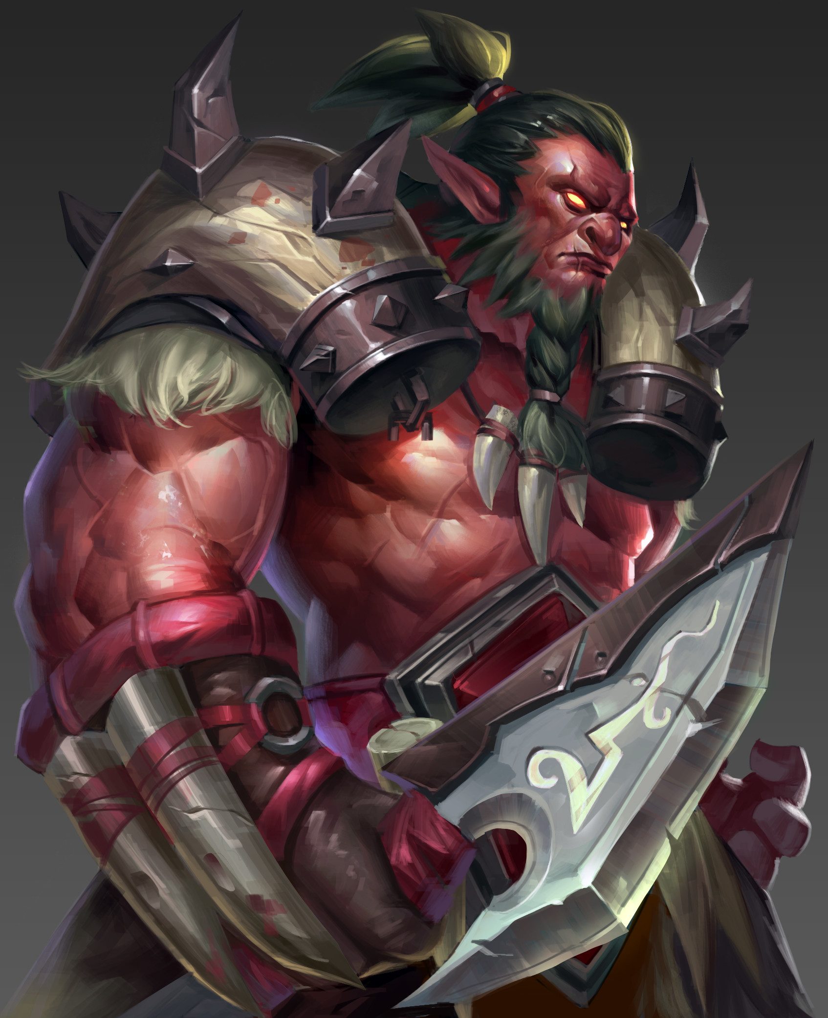 Red Orc by Stark Chuang | Scrolller