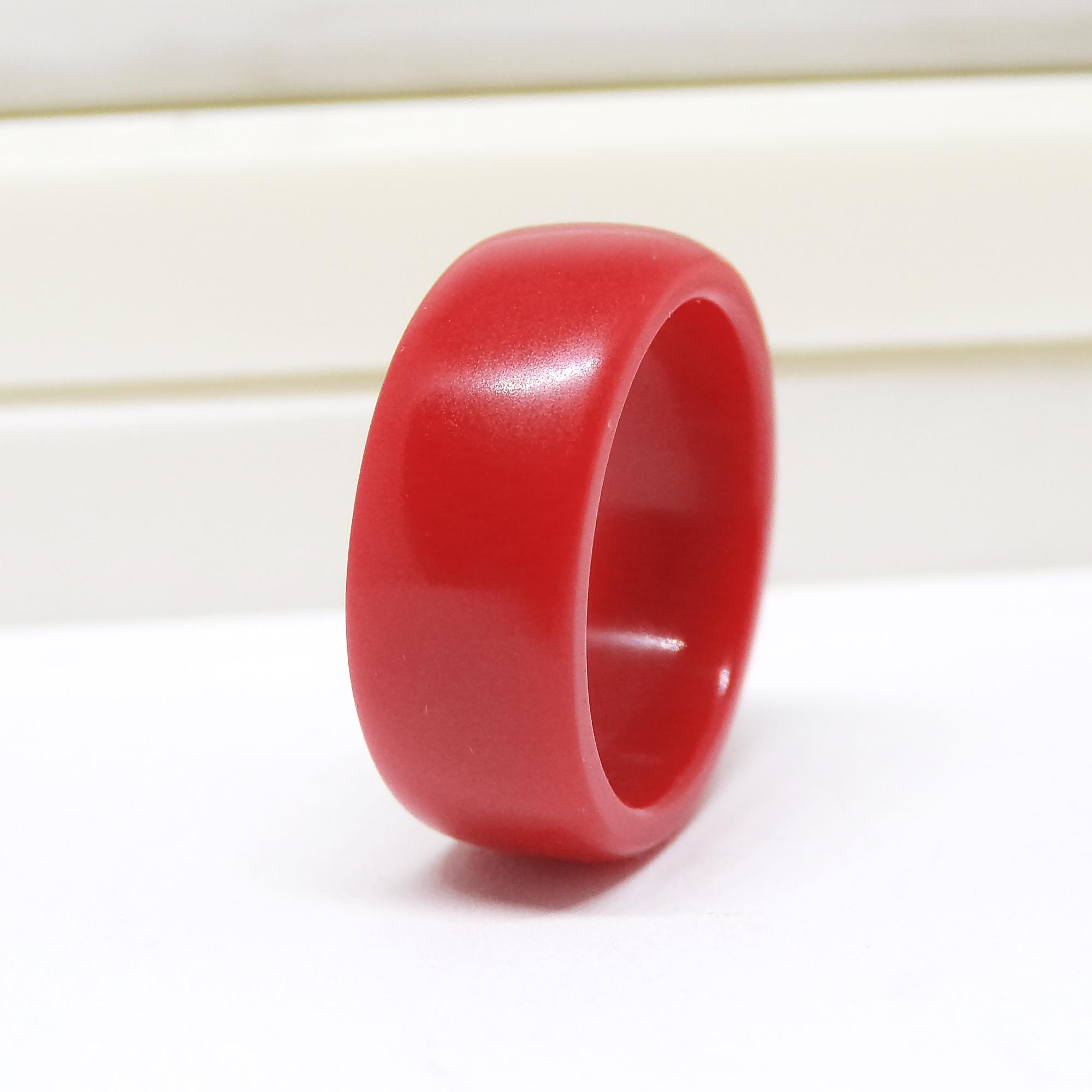 Red ring. Material - solid surface (corian) | Scrolller