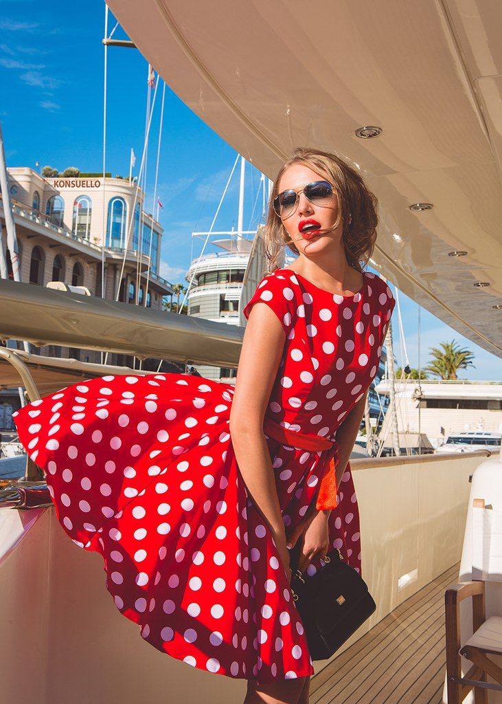 Red with white polkadots | Scrolller