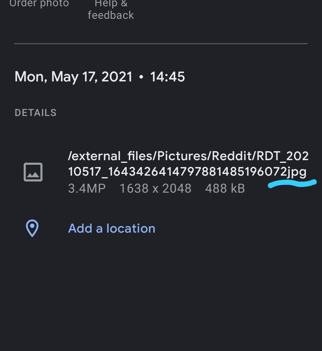 Reddit decided to save images without the dot to define the file format. | Scrolller