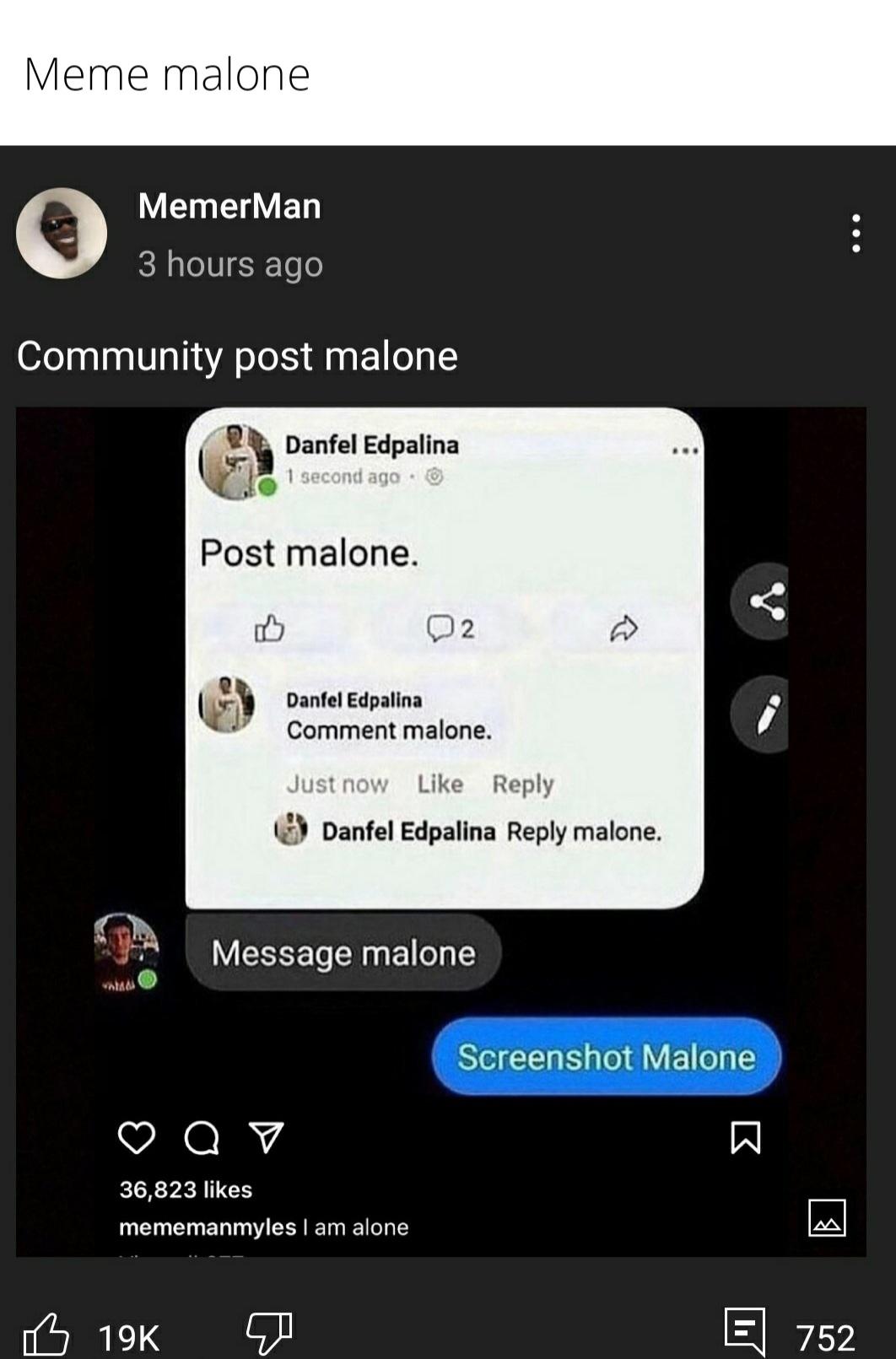 Reddit malone | Scrolller