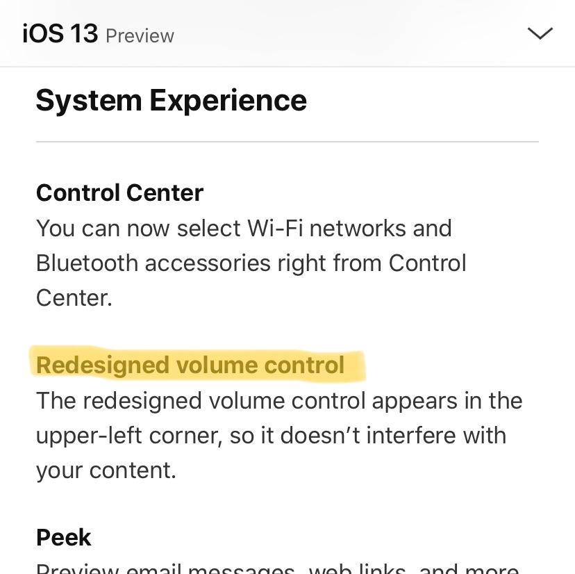 Redesigned Volume Control Confirmed!! | Scrolller