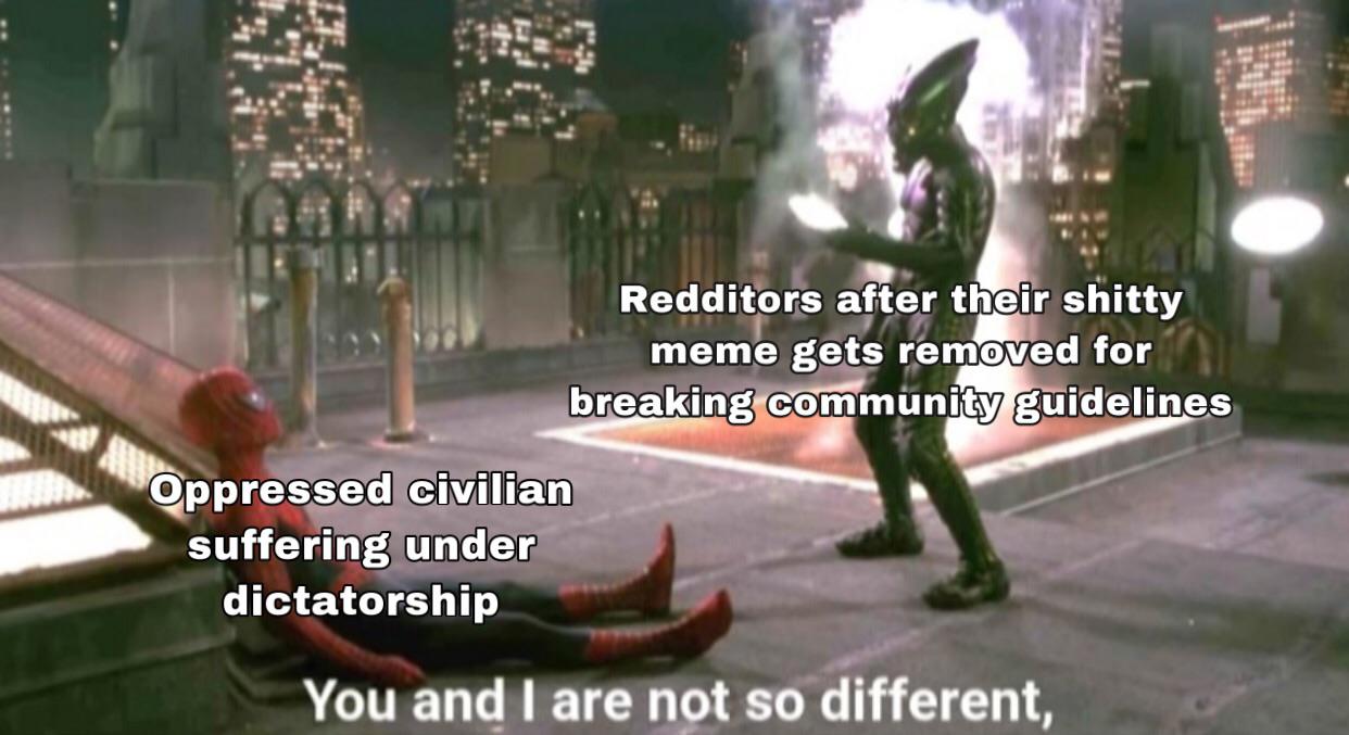 Reeee my free speech | Scrolller