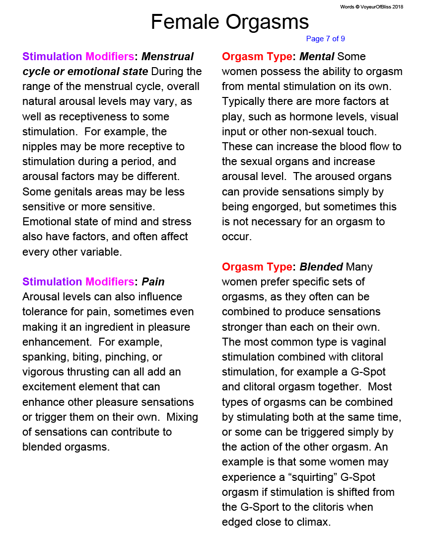 EMSK: About the various female orgasms | Scrolller