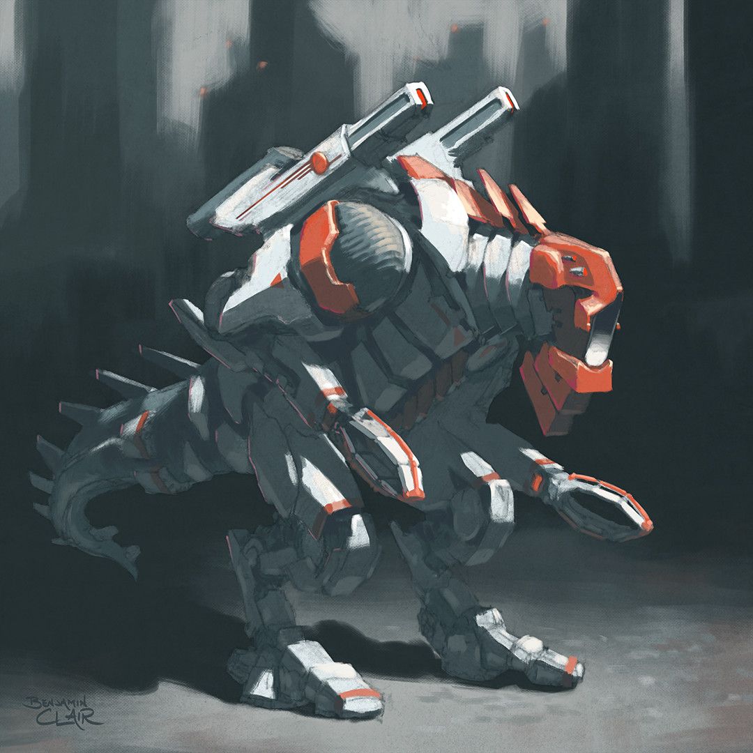 Reptar9 Hunter Seeker Drone by Benjamin Clair | Scrolller