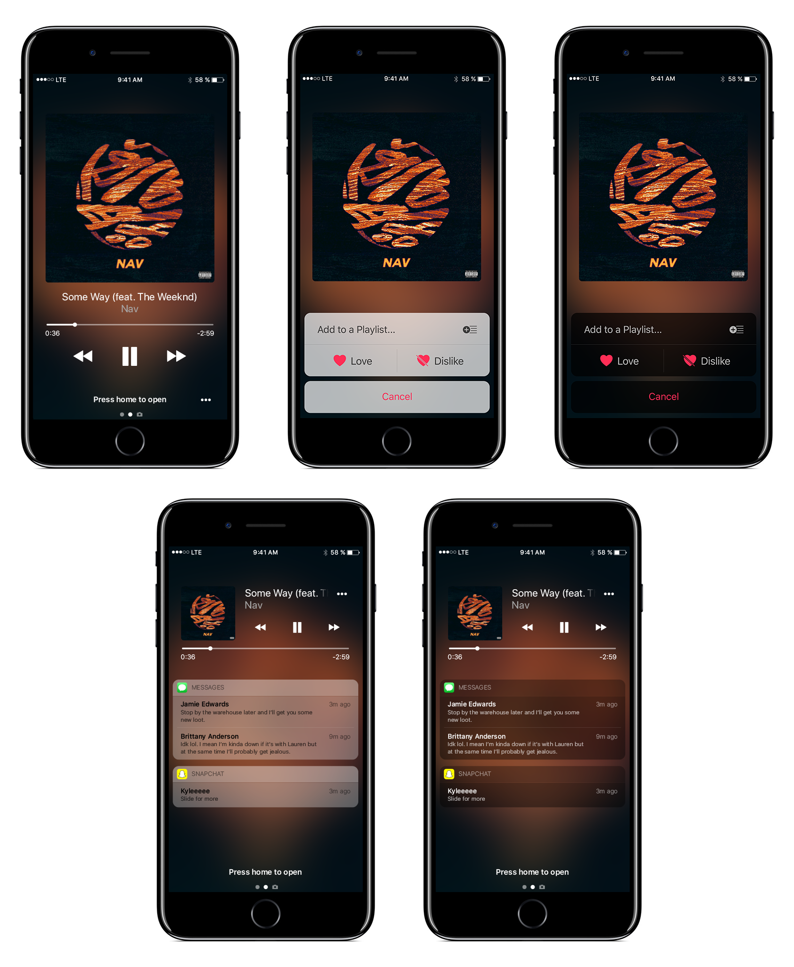 [Request] Another Lockscreen Player Concept... | Scrolller
