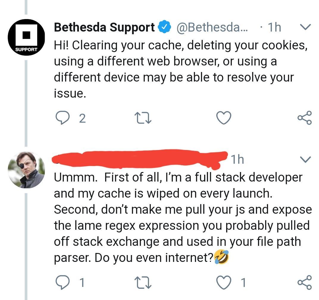 Responding to an automated Twitter response | Scrolller
