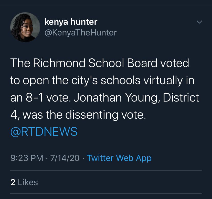 Richmond Schools Will be Virtual this Fall | Scrolller