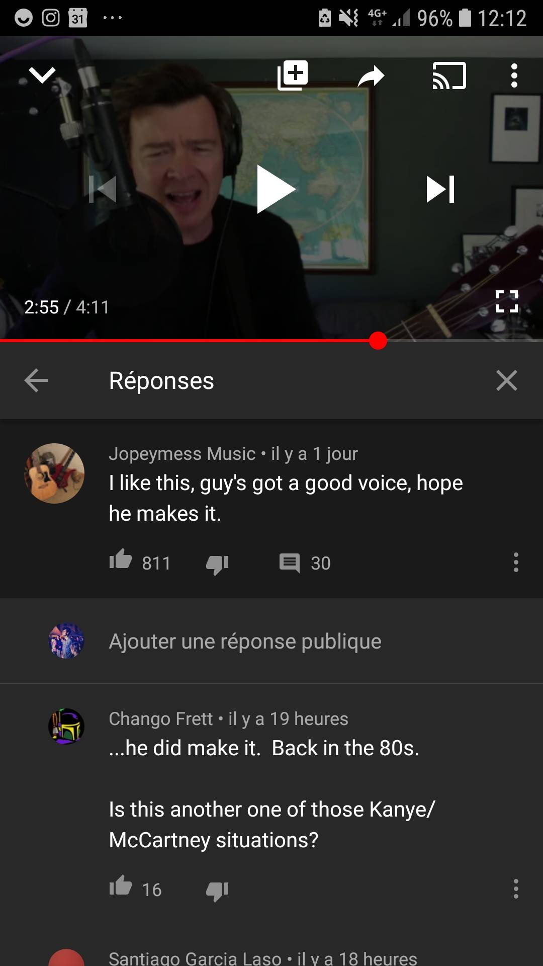 Rick Astley Cover, oof. | Scrolller