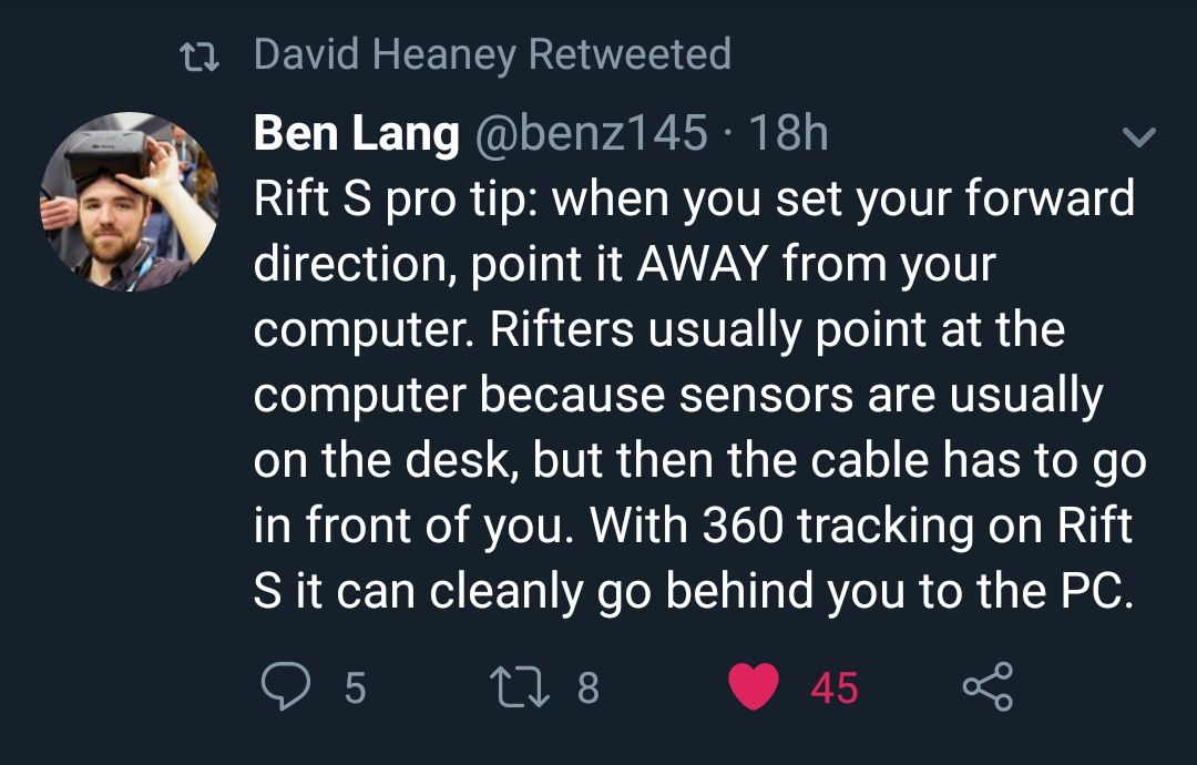 Rift S pro tip | Scrolller