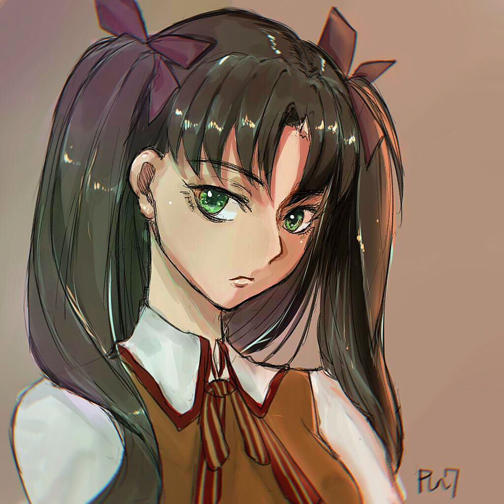 Rin sketch. [Fate/ series] | Scrolller