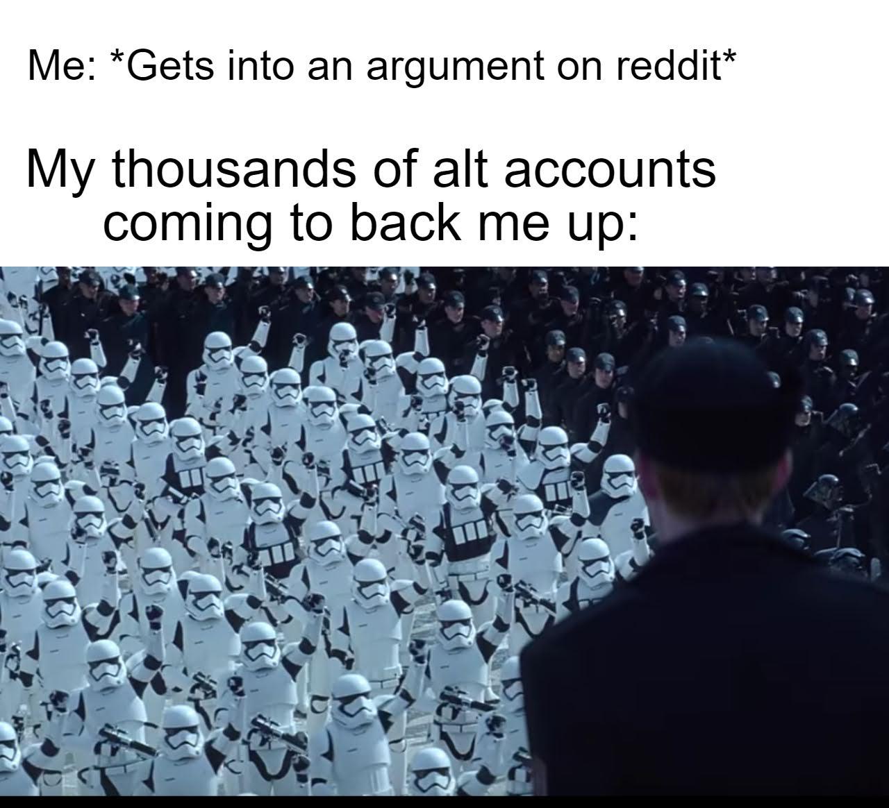 Rise my glorious army! | Scrolller