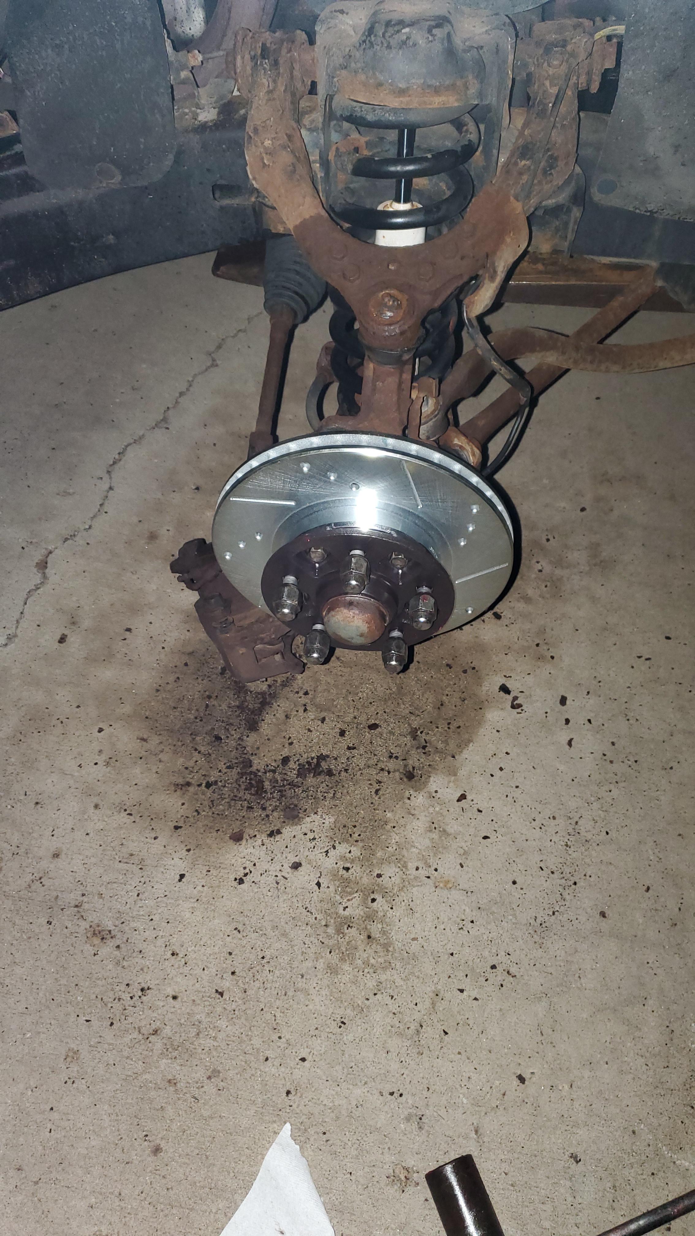 Rock Auto brake kit progress | Scrolller