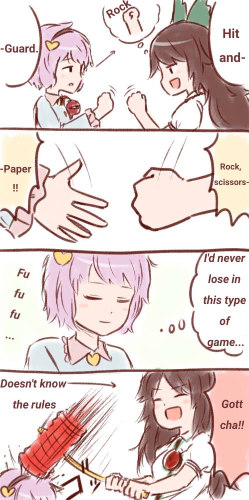 Rock, paper, scissors with Okuu | Scrolller